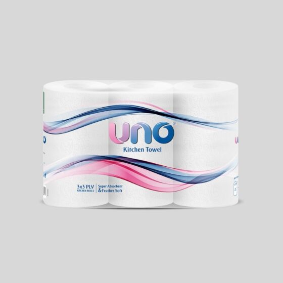 UNO KT – 3 x 8 Rolls Pack – 100 Sheets – Metropolic
